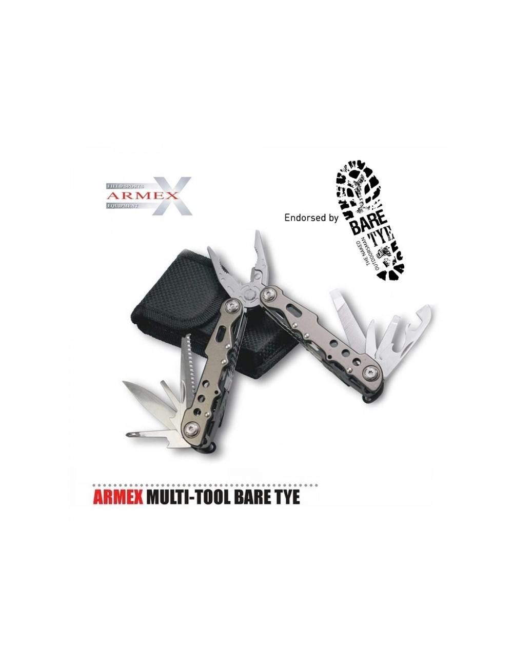 Alicate Multi tool Armex Bare Tye - 14 en 1